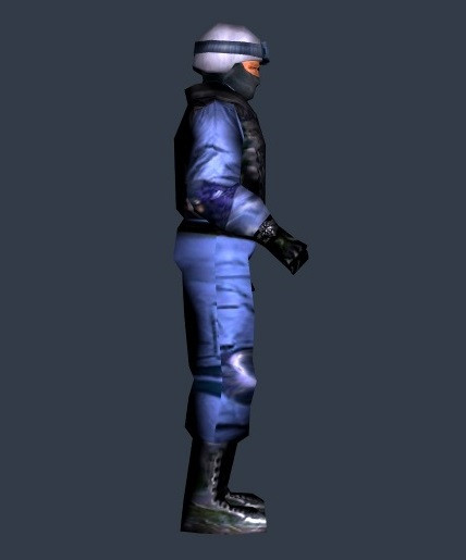 Blue Swat Suit Mod for Counter-Strike Beta 6.1 | CS b6.1 Mods