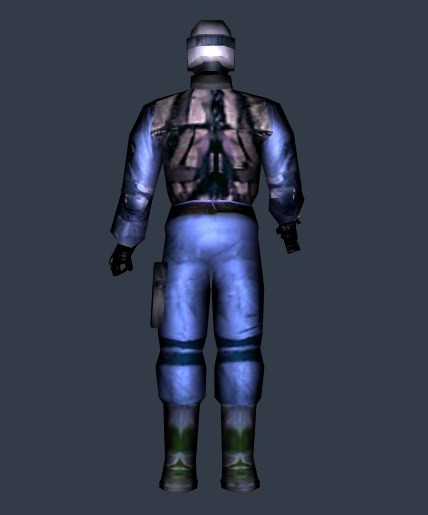 Blue Swat Suit Mod for Counter-Strike Beta 6.1 | CS b6.1 Mods