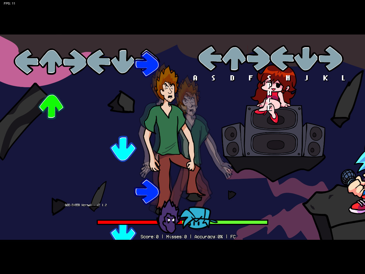 God-eater but its 6 keys instead of 9 keys Mod for Friday Night Funkin ...