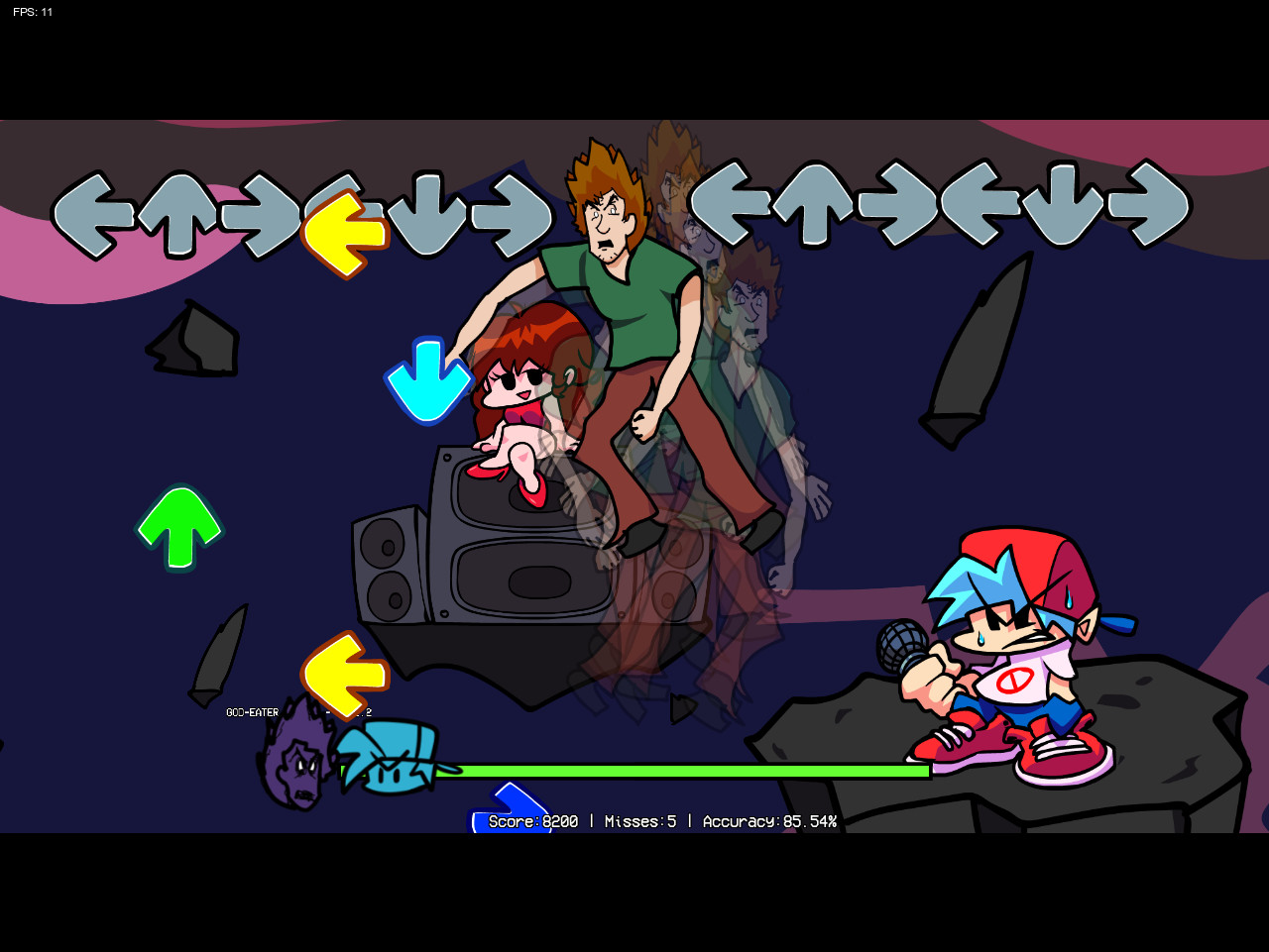 God-eater but its 6 keys instead of 9 keys Mod for Friday Night Funkin ...