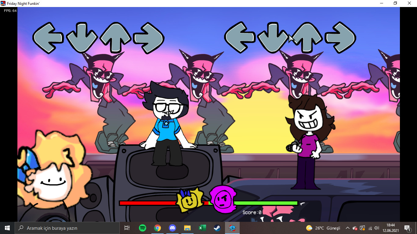 Friday Night Funkin' Scribble Showdown! [Friday Night Funkin'] [Mods]