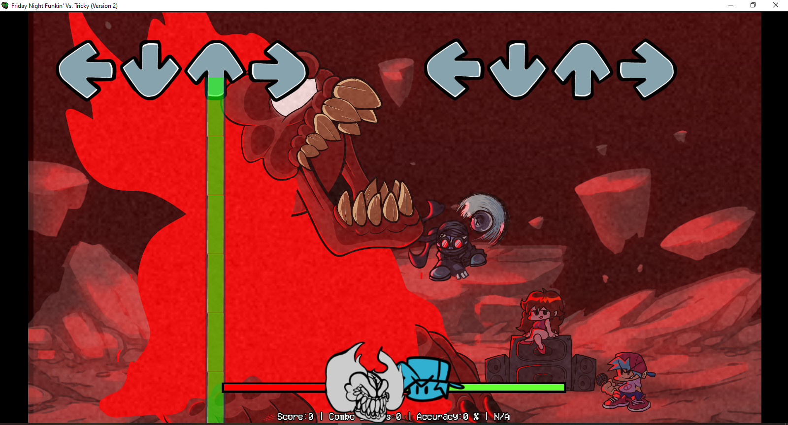 Tricky No Death Notes for Phase 3 Mod for Friday Night Funkin' | FNF Mods