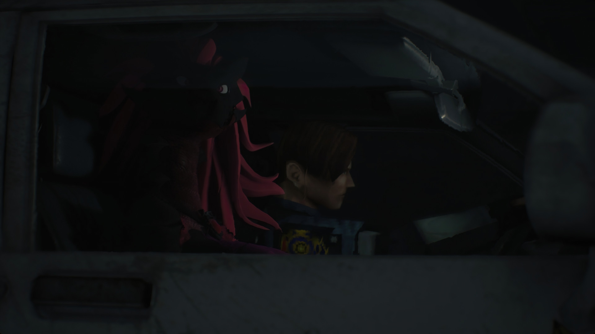 Agape the Dragon over Claire Noir Mod for Resident Evil 2 (2019) | RE2 Mods