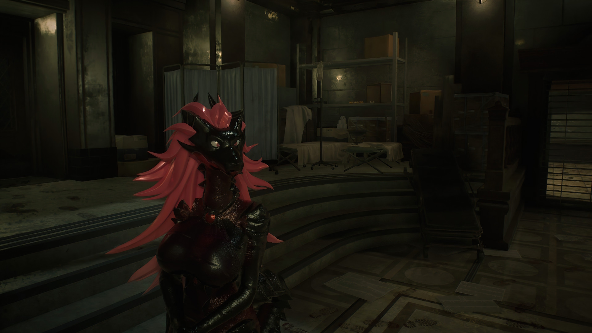 Agape the Dragon over Claire Noir Mod for Resident Evil 2 (2019) | RE2 Mods