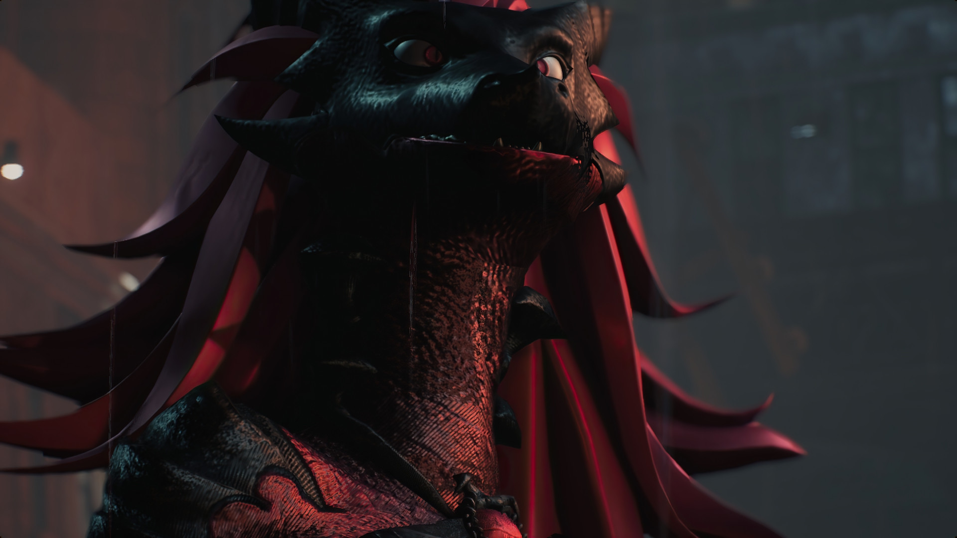 Agape the Dragon over Claire Noir Mod for Resident Evil 2 (2019) | RE2 Mods