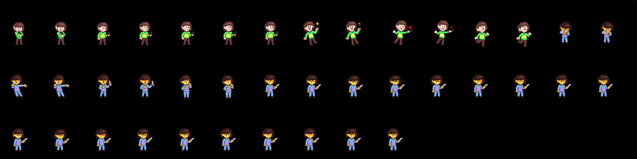 Swap!Frisk & Chara Over Classic!Frisk & Chara Mod for Friday Night ...