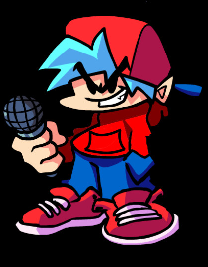 My first mod(tall BF with hoodie) Mod for Friday Night Funkin' | FNF Mods