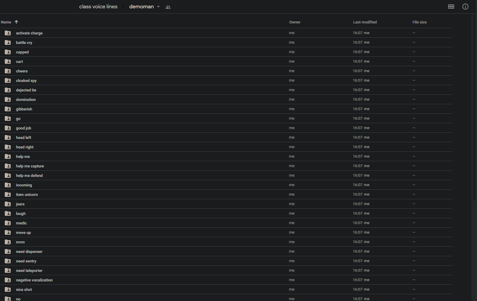All Class Voice Sound Files Foldered Mod for Team Fortress 2 | TF2 Mods