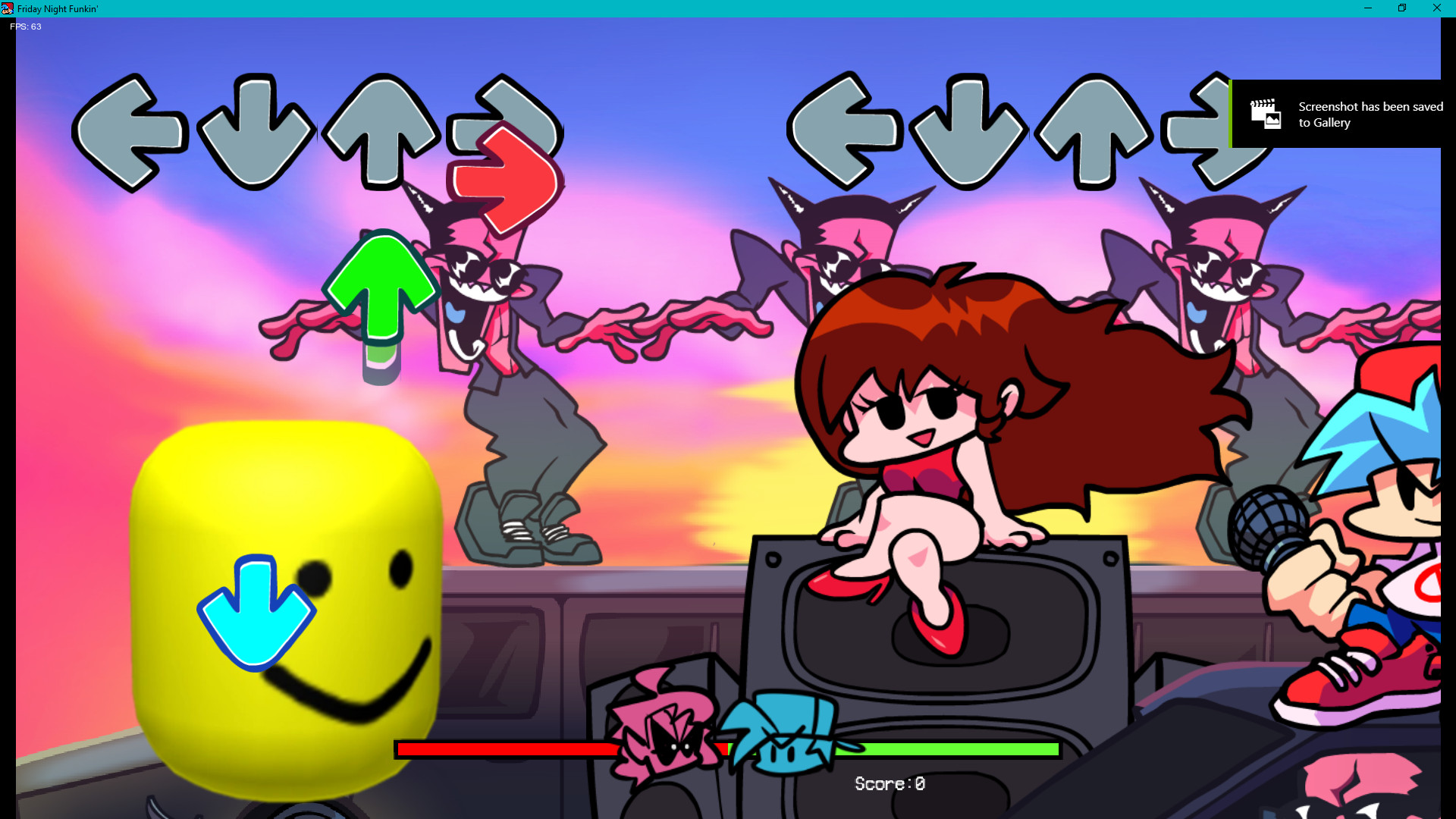 OOF head over Mommy Mearest [Friday Night Funkin'] [Mods]