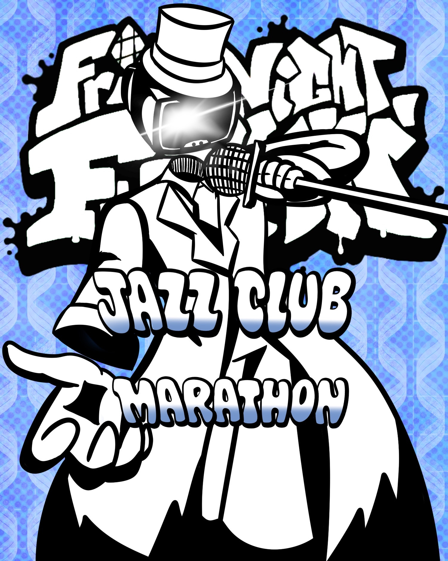Jazz Club Marathon: VS Showcaster FULL WEEK Mod for Friday Night Funkin ...