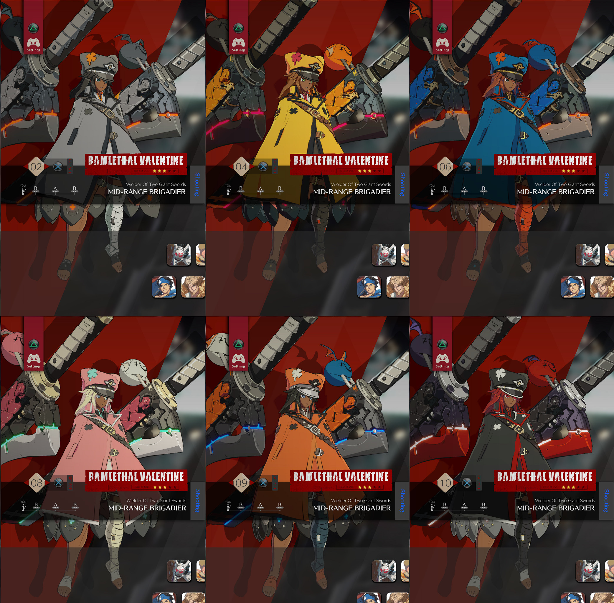 Consistent Skin Tone For Alt Colors Mod for GUILTY GEAR -STRIVE- | GGST ...