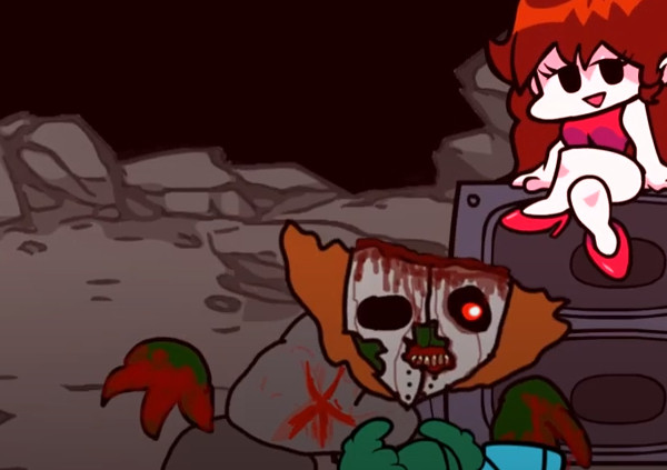 Classic Tricky over FNF Tricky [Friday Night Funkin'] [Mods]