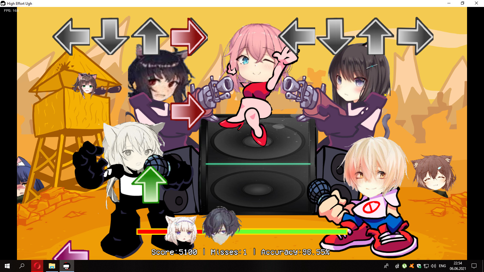 Ugh cat girls mod. [Friday Night Funkin'] [Mods]