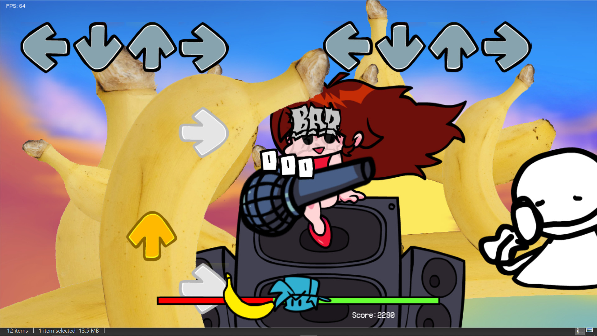 Vs Banana (Week 4 Mod) [Friday Night Funkin'] [Mods]