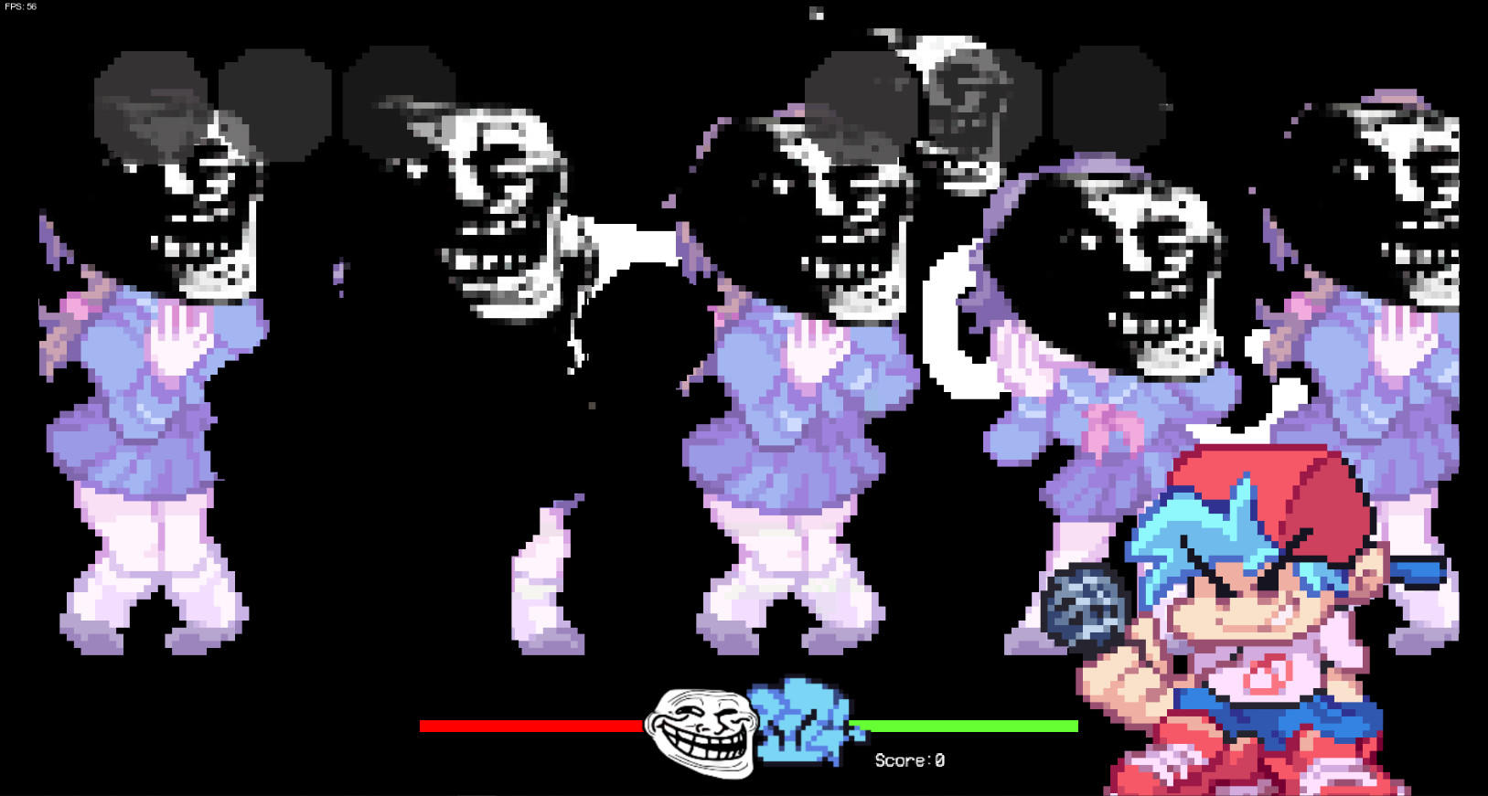 [Friday Night Funkin'] Troll Face Over Senpai! Mod for Friday Night ...