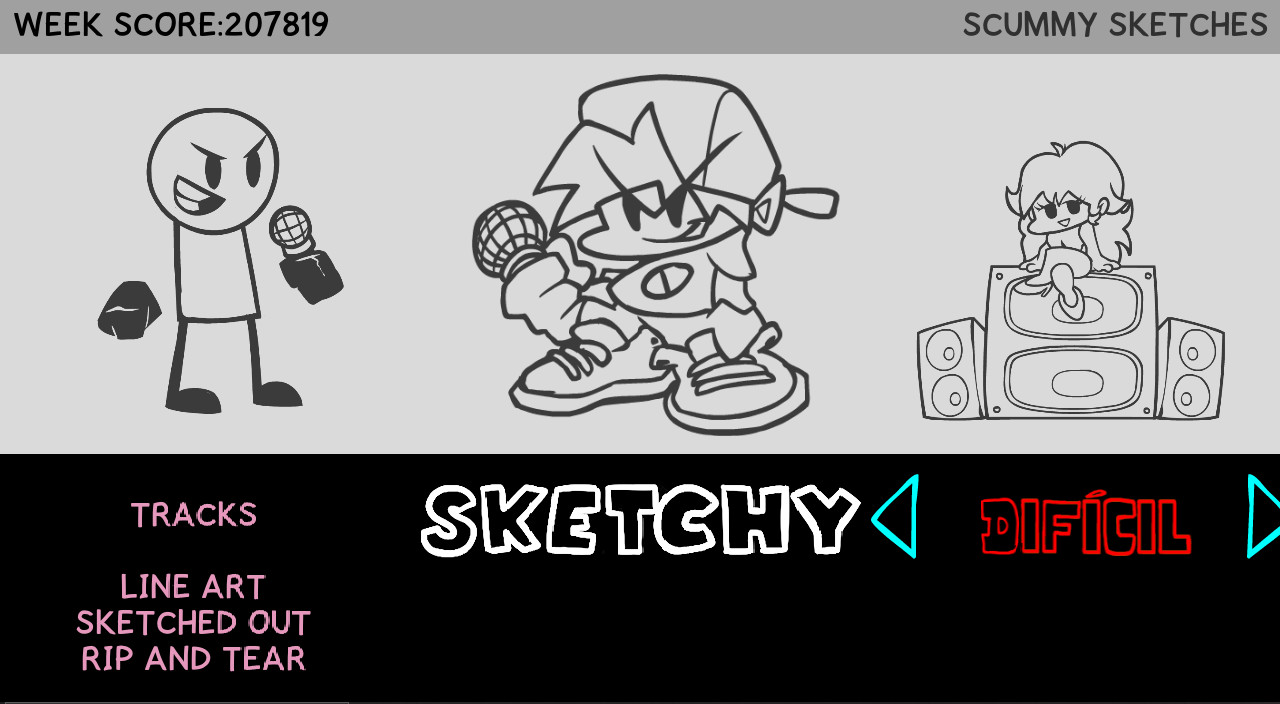 FNF | Sketchy Remastered Mod | Traduzido em PT-BR [Friday Night Funkin ...