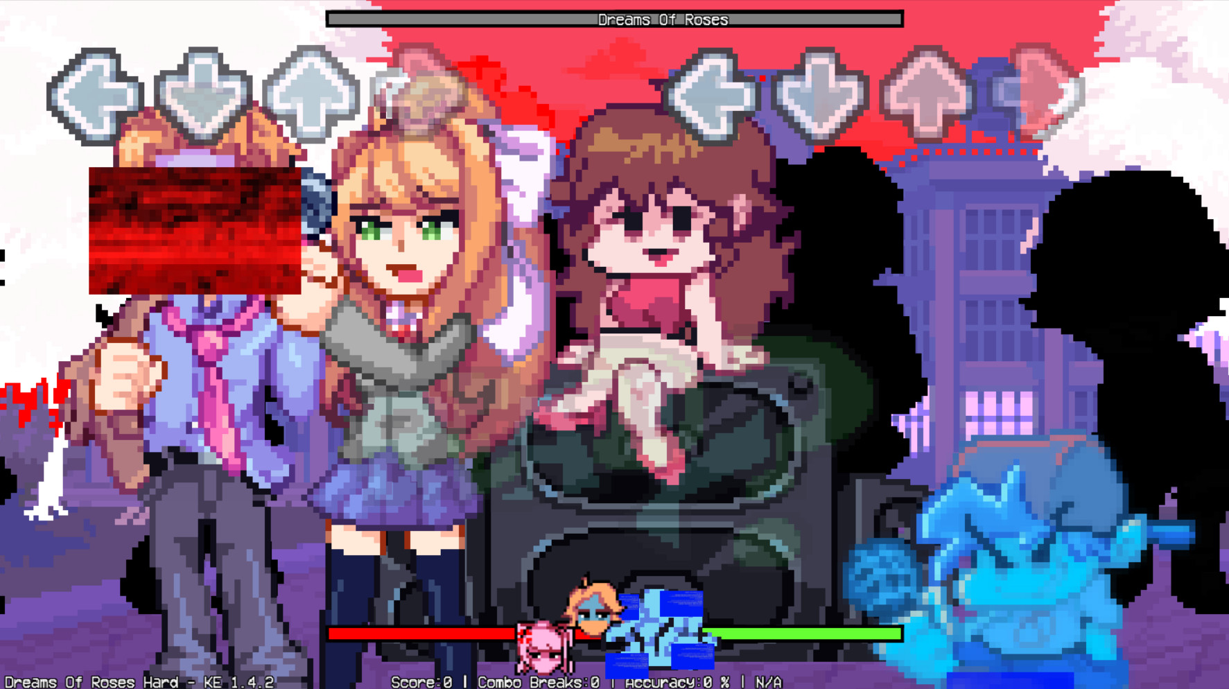 Glitch DDLC Mod for Friday Night Funkin' | FNF Mods