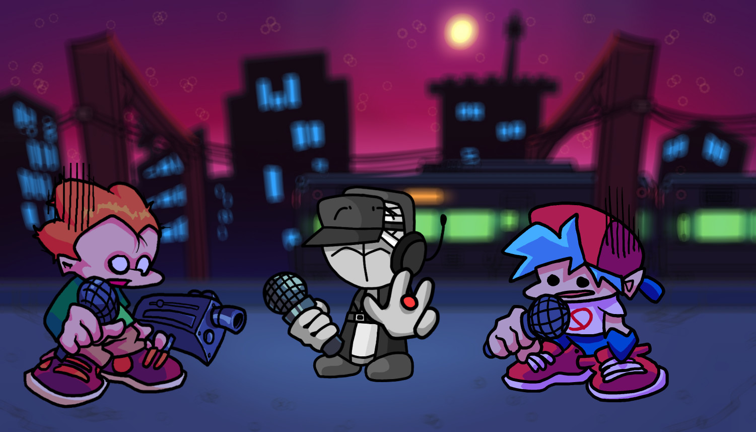 Deimos over the Boyfriend Mod for Friday Night Funkin' | FNF Mods