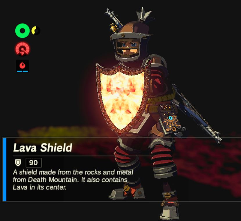 Lava Shield [The Legend of Zelda: Breath of the Wild (WiiU)] [Mods]