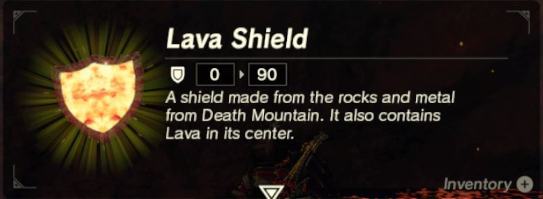 Lava Shield [The Legend of Zelda: Breath of the Wild (WiiU)] [Mods]