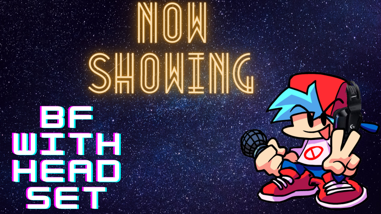 Boyfriend With Logitech Headset Mod for Friday Night Funkin' | FNF Mods