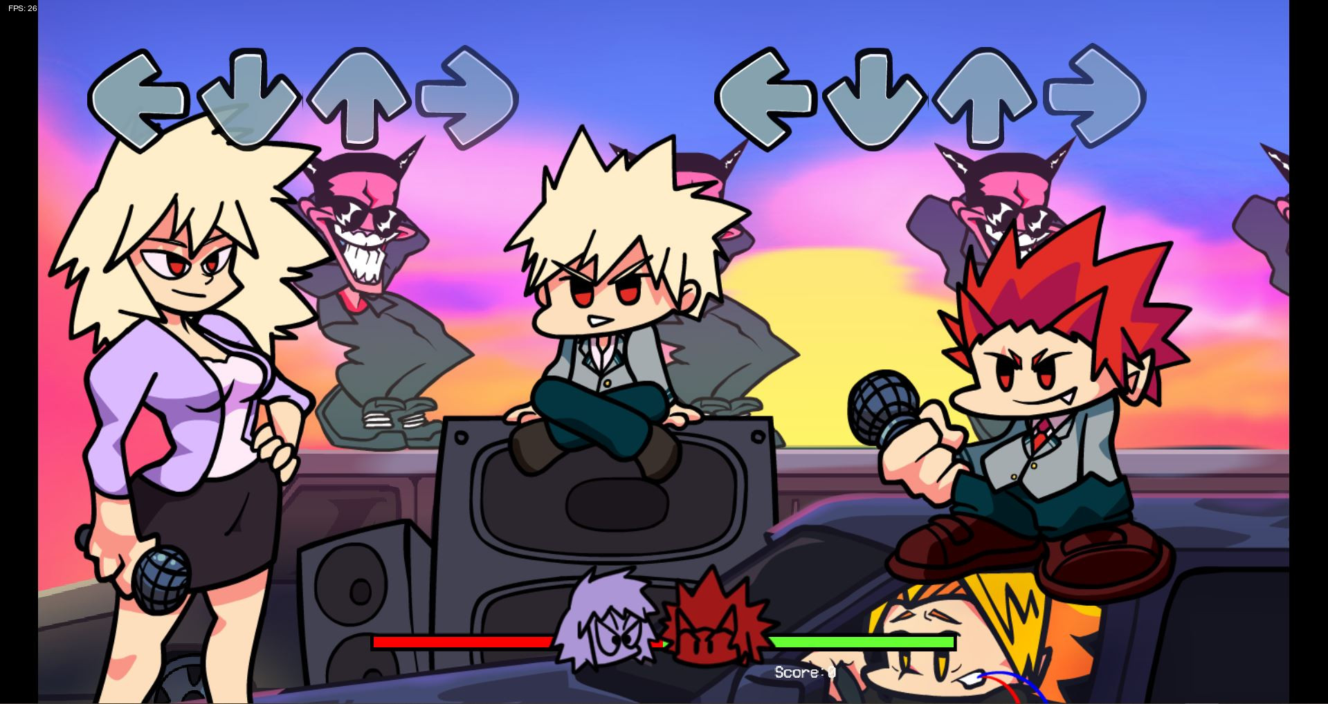 Kirishima and Bakugou My Hero Academia Skin Mod Mod for Friday Night ...