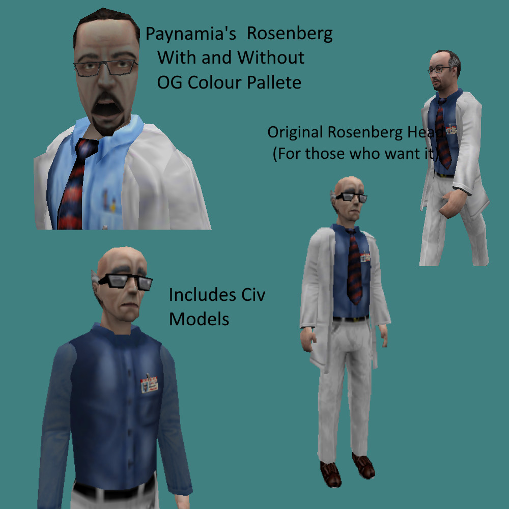 Original Colours for Improved Classic Scientists Mod for Half-Life | HL ...