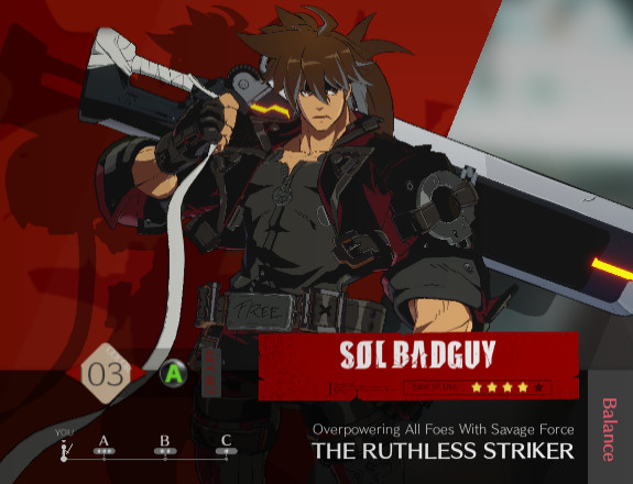 Simple Black Sol (Replaces Color 3) [GUILTY GEAR -STRIVE-] [Mods]