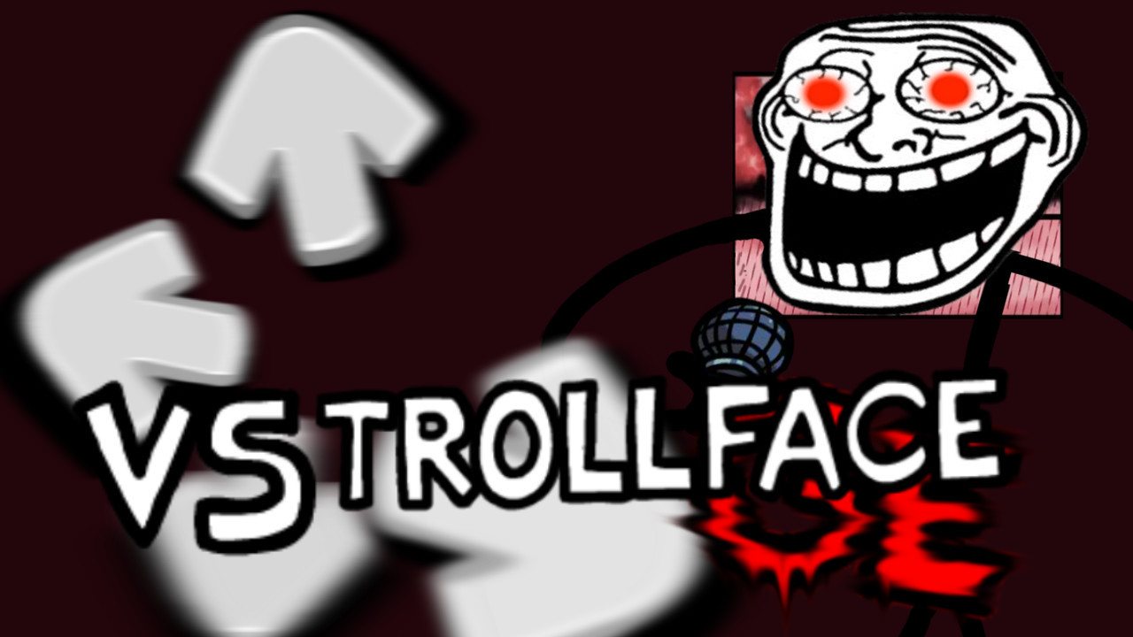 trollface/trollge but i made it Mod for Friday Night Funkin' | FNF Mods