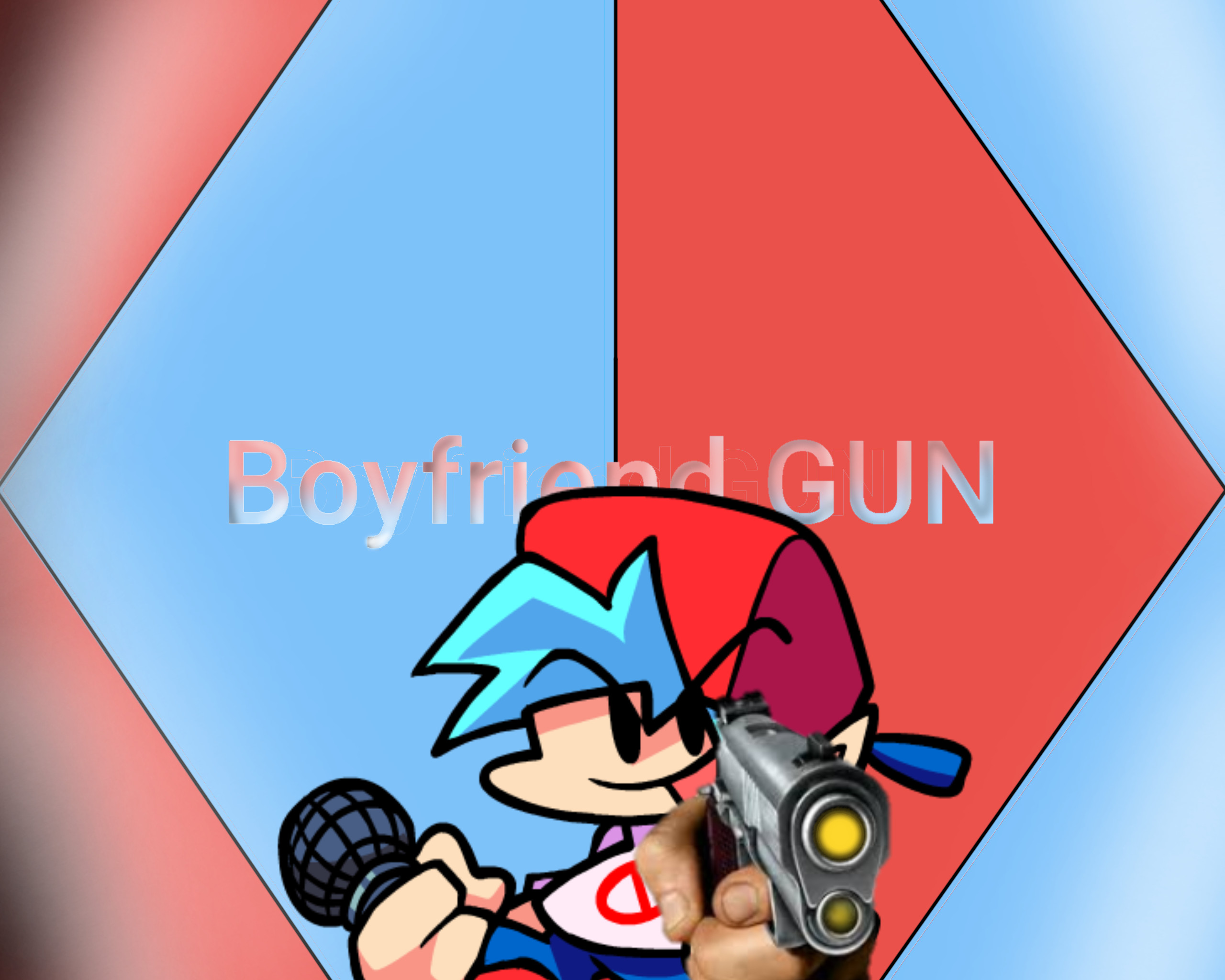 Boyfriend With Gun Mod for Friday Night Funkin' | FNF Mods
