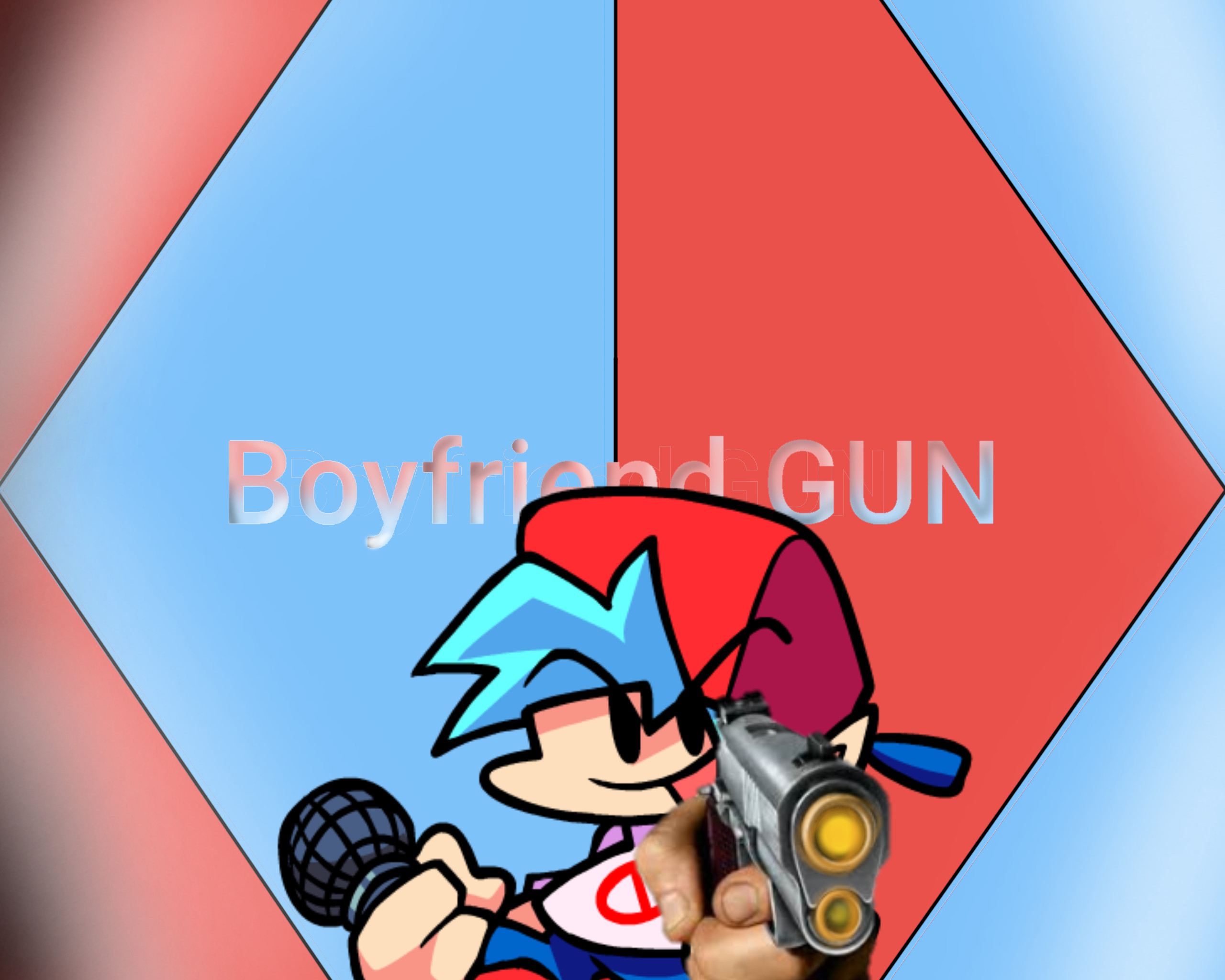 Boyfriend With Gun Mod for Friday Night Funkin' | FNF Mods
