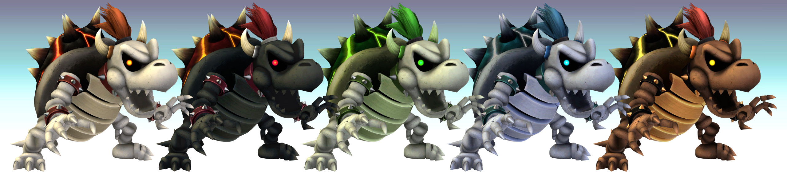 Bowser Brawl Pose Cosmetic Pack Mod for Super Smash Bros. Brawl | Brawl ...