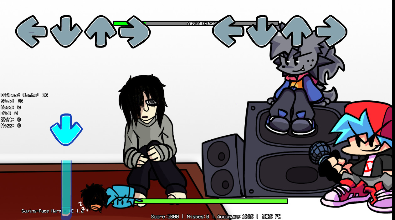 Death note L fnf brightside mod Mod for Friday Night Funkin' | FNF Mods