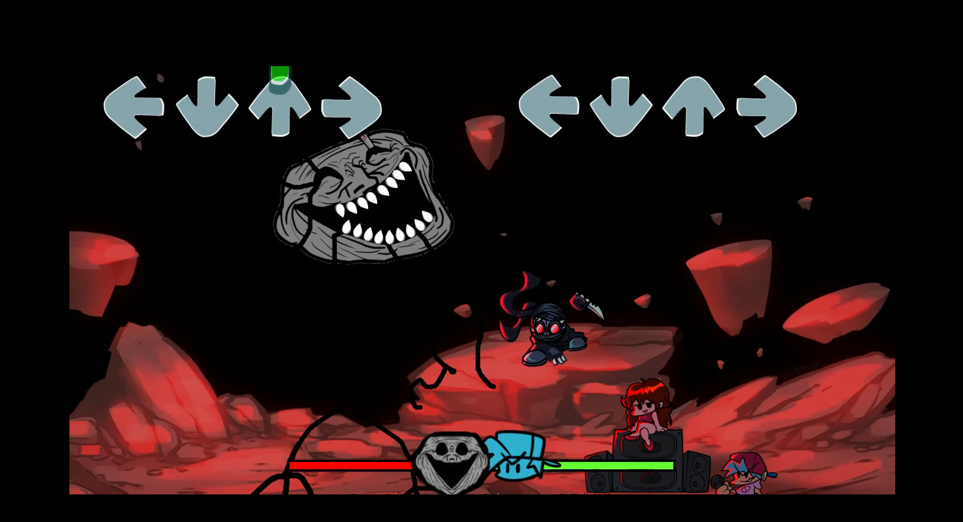 vs trollge tricki skin [Friday Night Funkin'] [Mods]