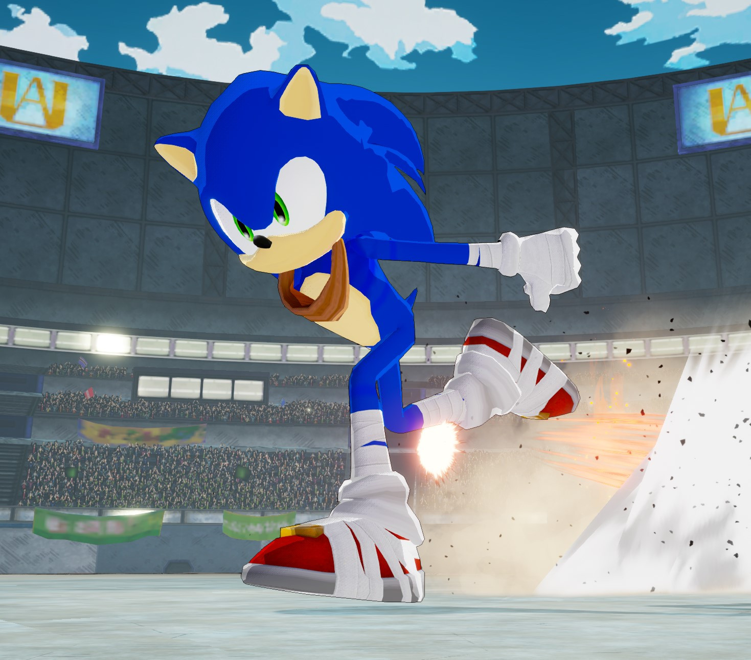 Sonic the Hedgehog (Iida) Mod for My Hero One's Justice 2 | MHOJ2 Mods