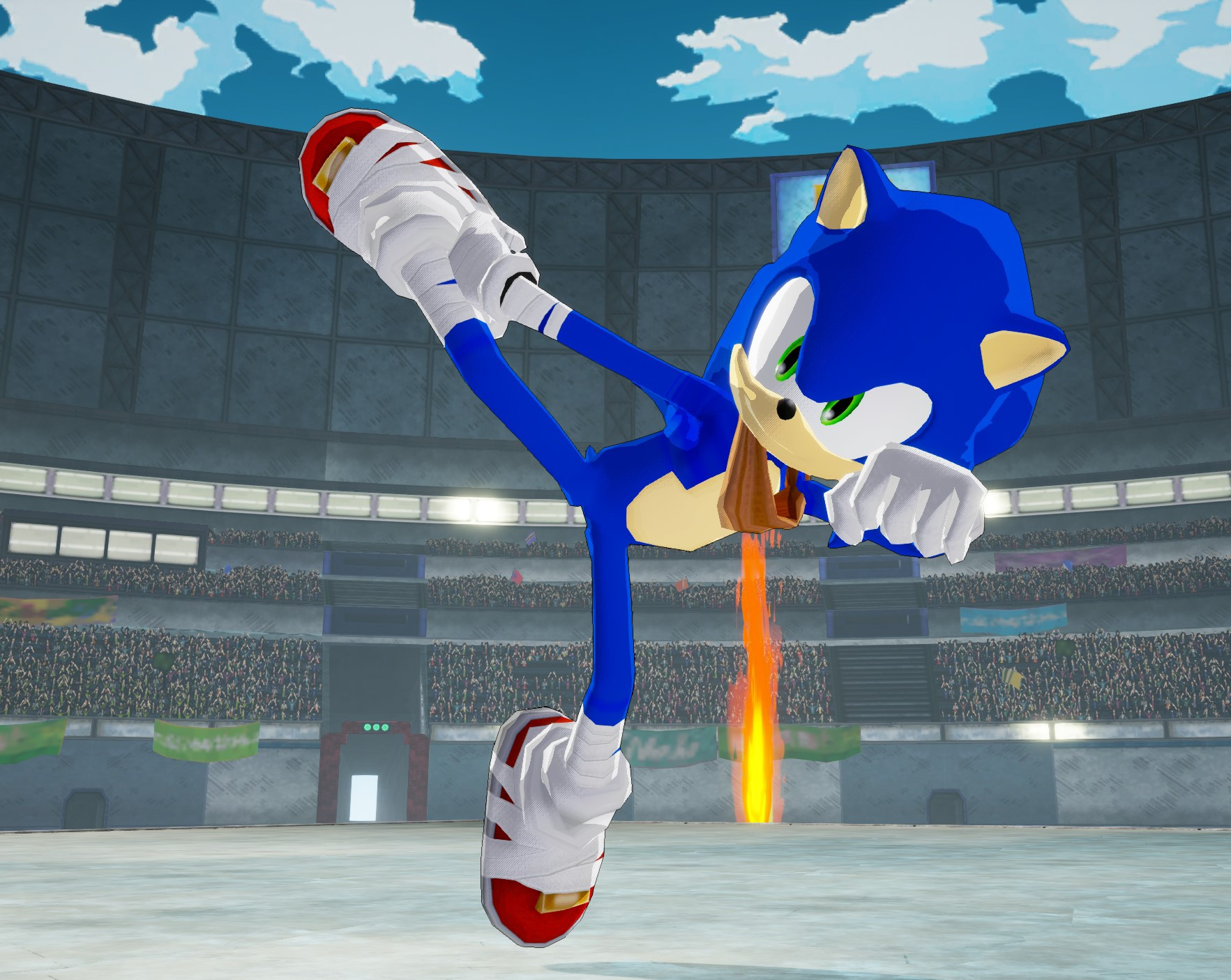Sonic the Hedgehog (Iida) Mod for My Hero One's Justice 2 | MHOJ2 Mods