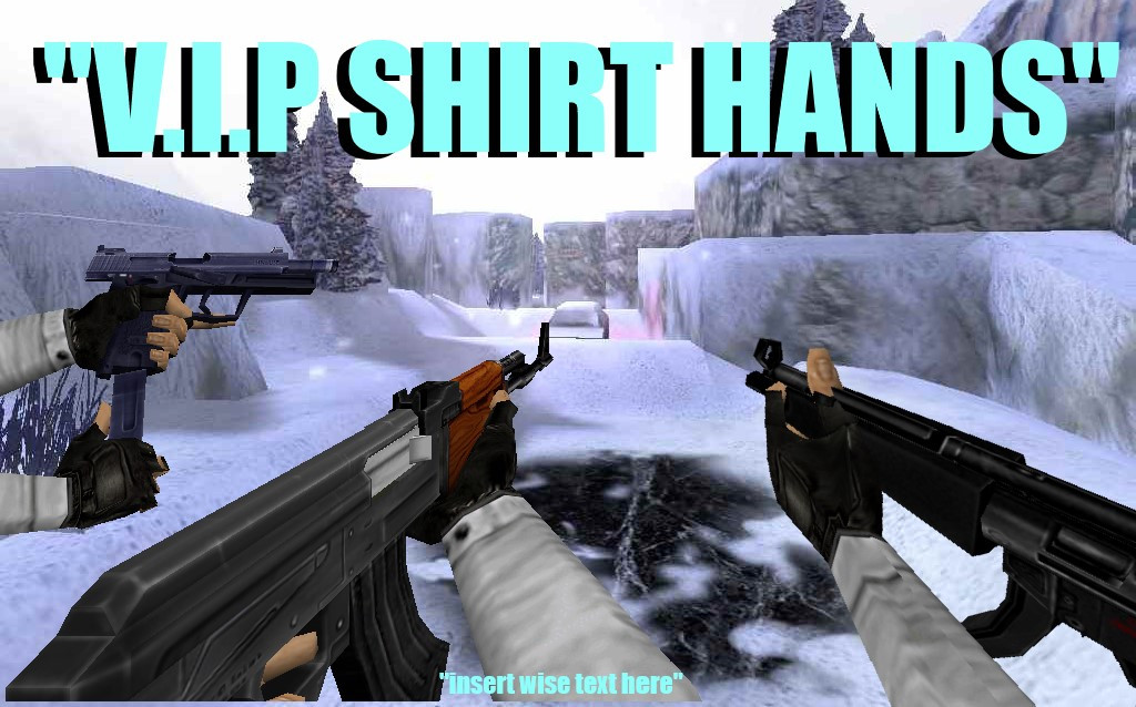 Counter Strike 1.6 Arms - V.I.P Shirt Mod for Counter-Strike 1.6 | CS1 ...