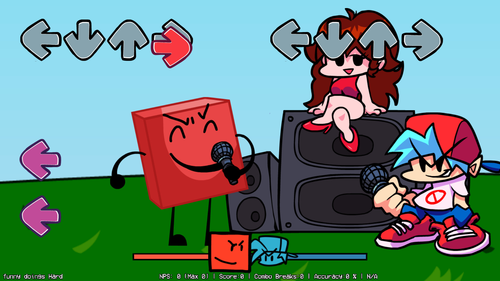BFDI x FNF: Vs. Blocky Full Week [Friday Night Funkin'] [Mods]