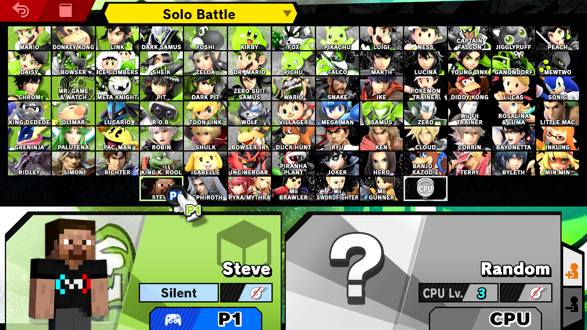 BLM Minecraft Skin Pack [Super Smash Bros. Ultimate] [Mods]