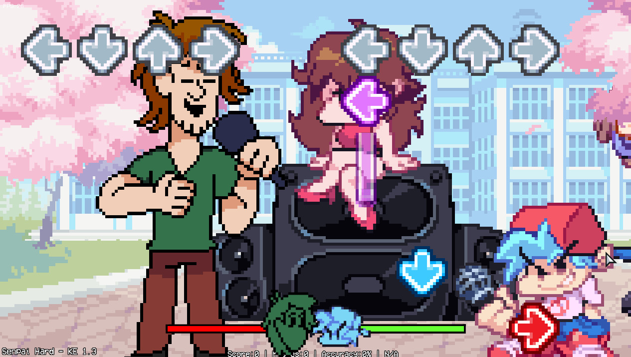 Pixelated Shaggy Mod for Friday Night Funkin' | FNF Mods