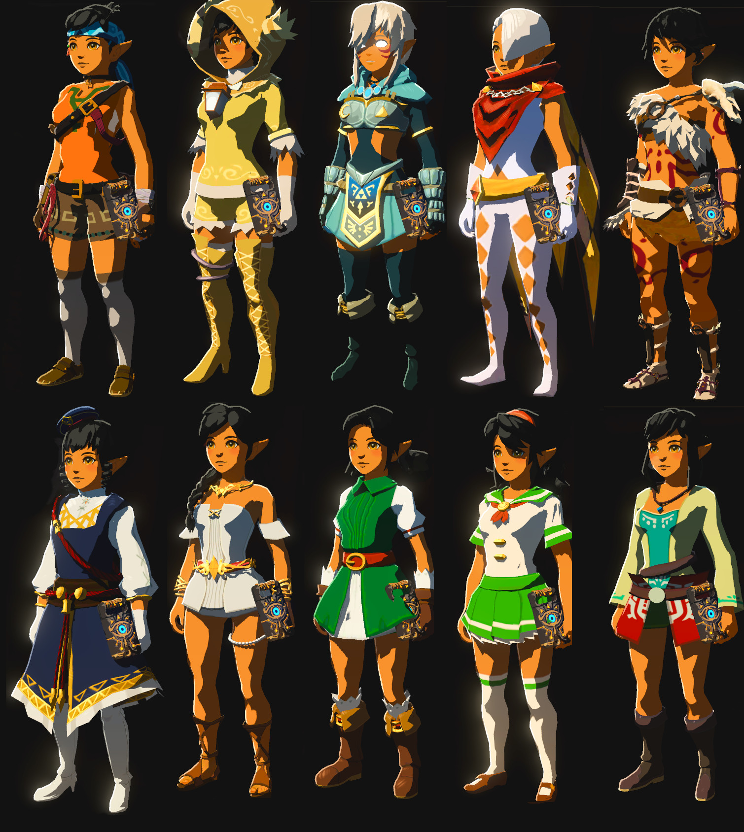 Gerudo Tan on Linkle's Default Outfits Mod for The Legend of Zelda ...