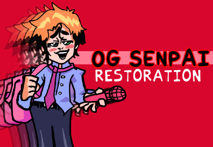OG Senpai Restoration Mod for Friday Night Funkin' | FNF Mods