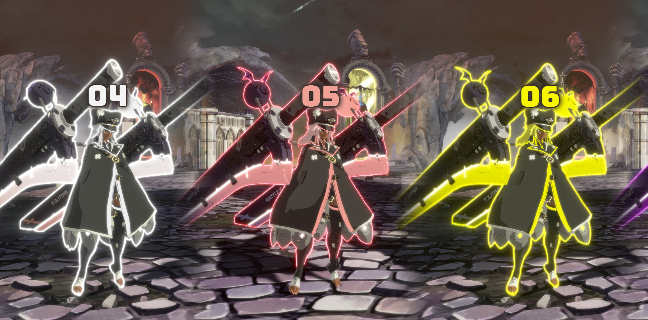 Ramlethal Neon Colors Mod for GUILTY GEAR -STRIVE- | GGST Mods