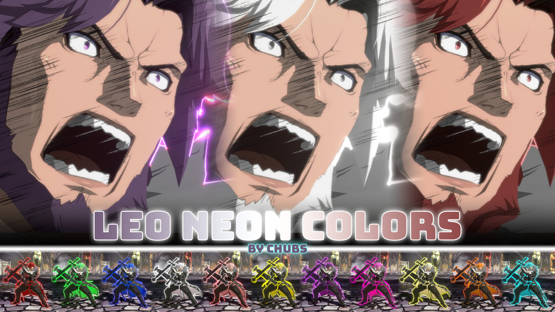 Leo Neon Colors Mod for GUILTY GEAR -STRIVE- | GGST Mods