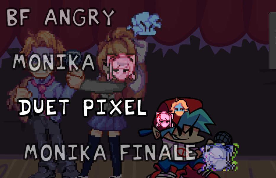 Monika mod for multiplayer Mod for Friday Night Funkin' | FNF Mods