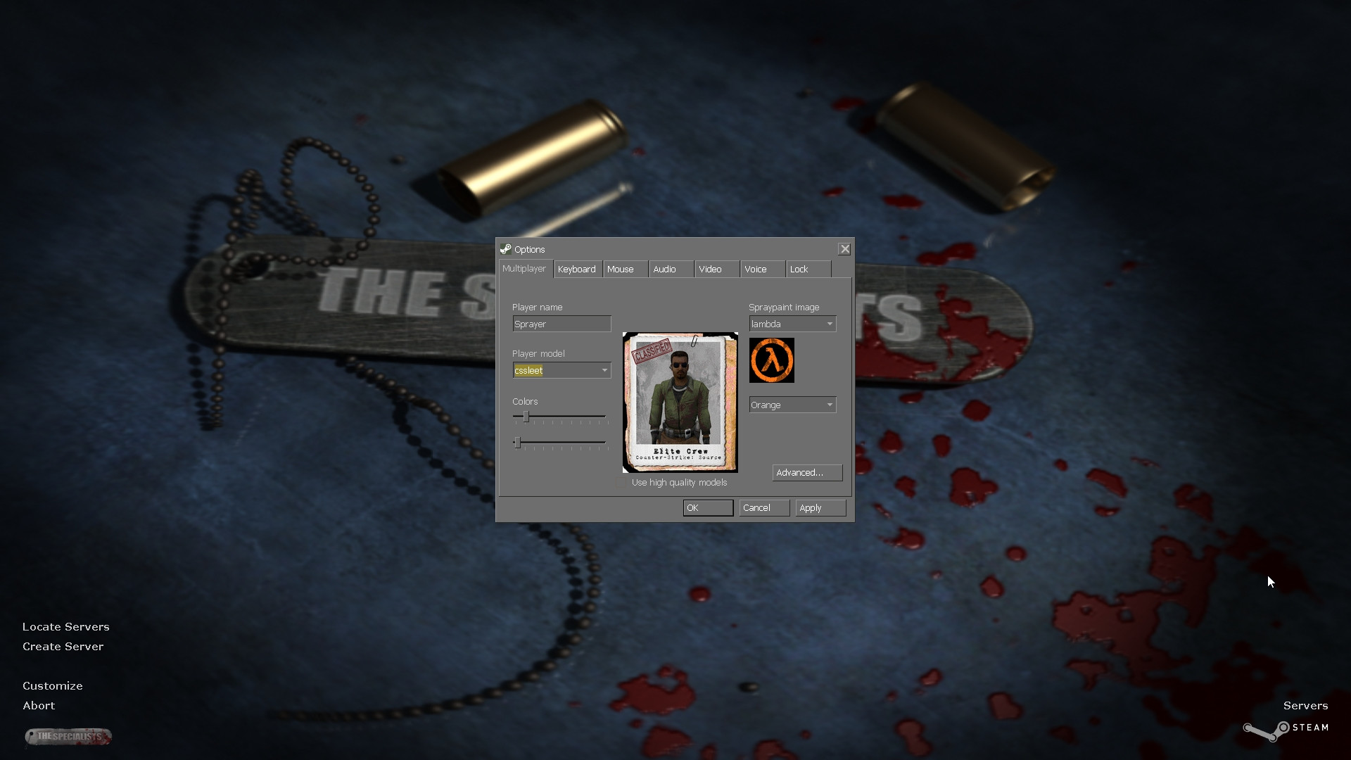 CSS Player Models for TS [The Specialists] [Mods]