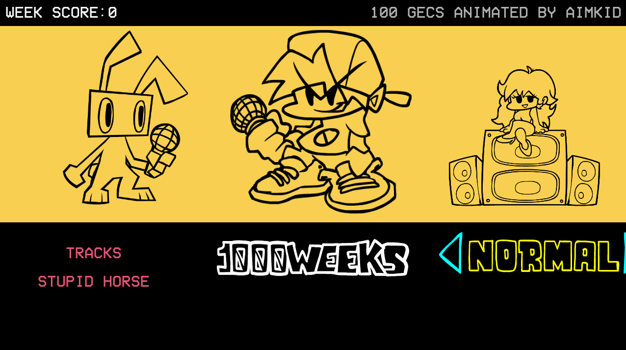 Aimkid x 100 Gecs DEMO (Stupid Horse) Mod for Friday Night Funkin ...