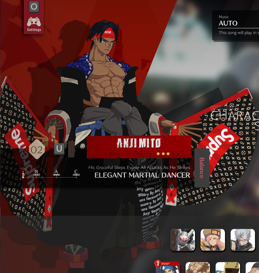Dripped Out Anji Mito Mod for GUILTY GEAR -STRIVE- | GGST Mods