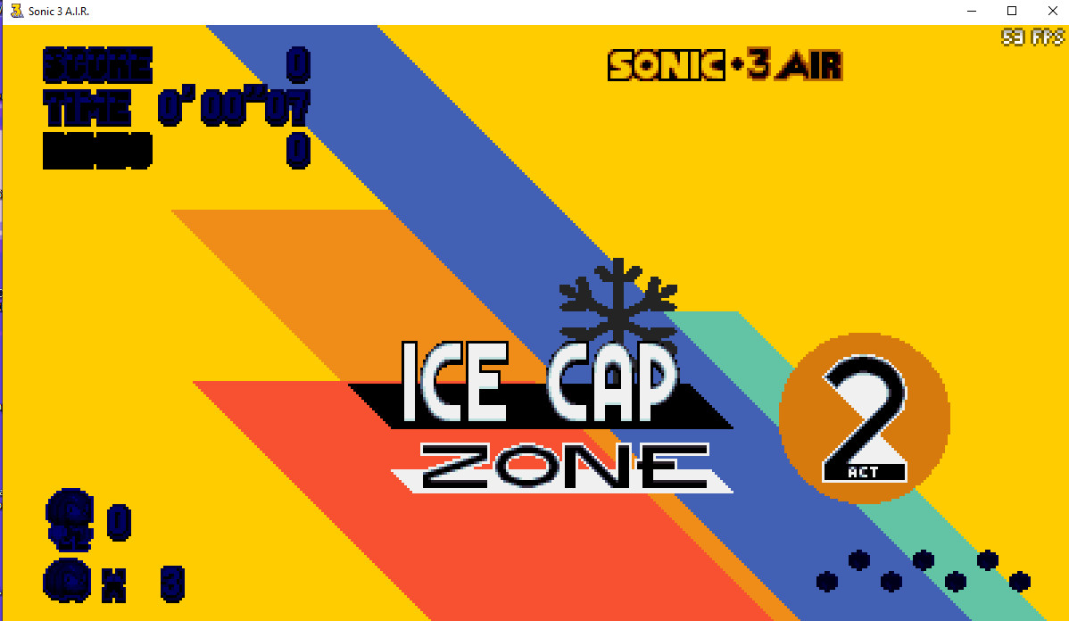 Sonic Mania Style Title Cards Mod for Sonic 3 A.I.R. | S3AIR Mods