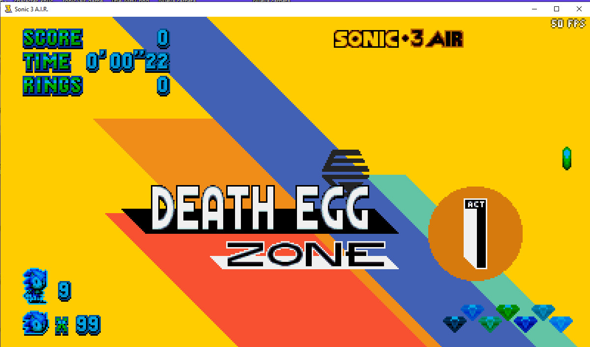Sonic Mania Style Title Cards + Results Mod for Sonic 3 A.I.R. | S3AIR Mods